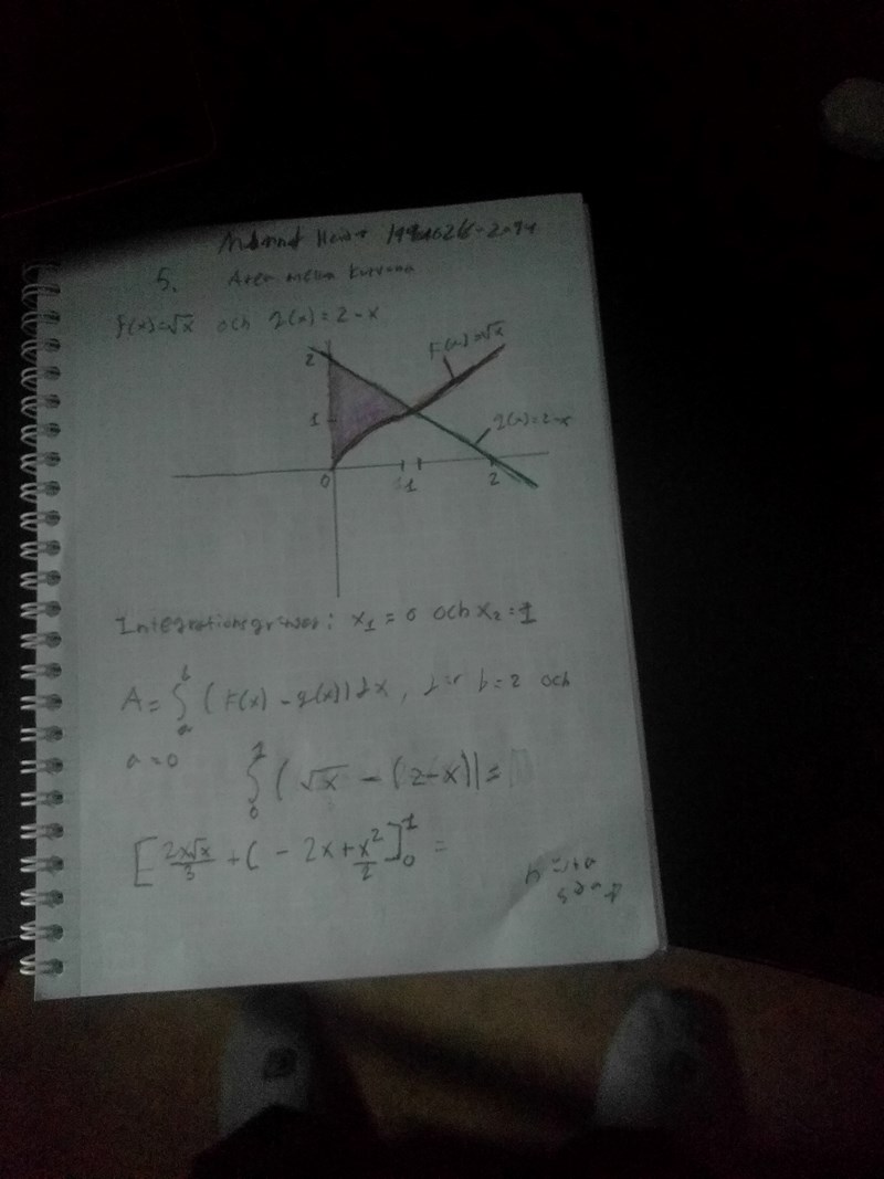 Area mellan kurvan (Matematik/Matte 4/Integraler och tillämpningar ...