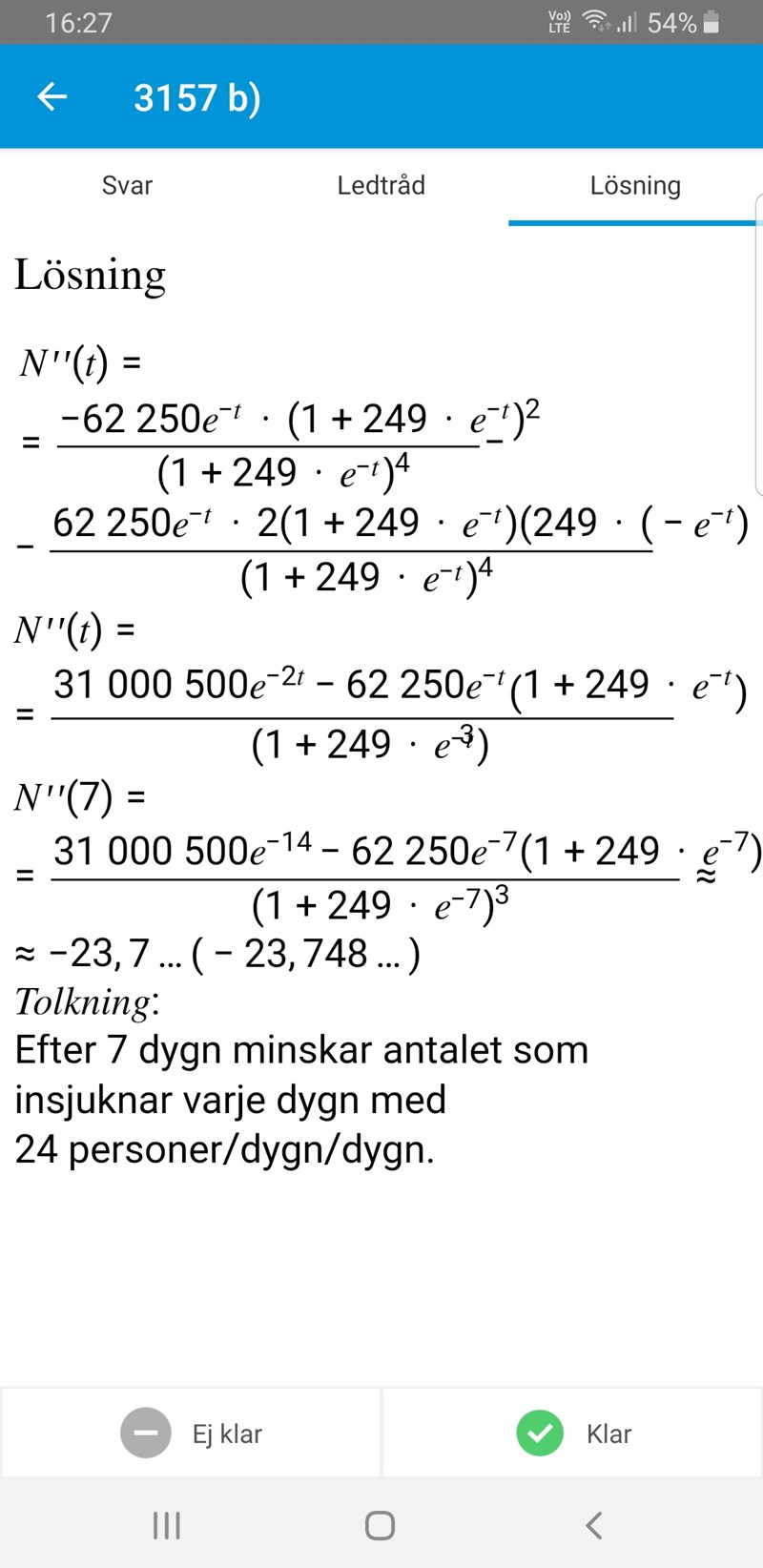 Minska med 24 personer/dygn/dygn? (Matematik/Matte 4/Derivata ...