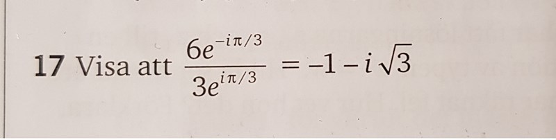 hjälp med omskrivning Eulers-formel (Matematik/Matte 4/Komplexa tal ...