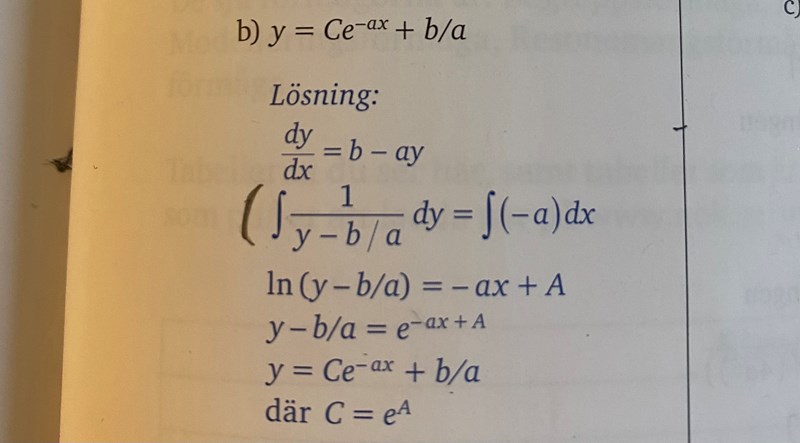 Separabla dif.ekvation (Matematik/Matte 5/Differentialekvationer ...