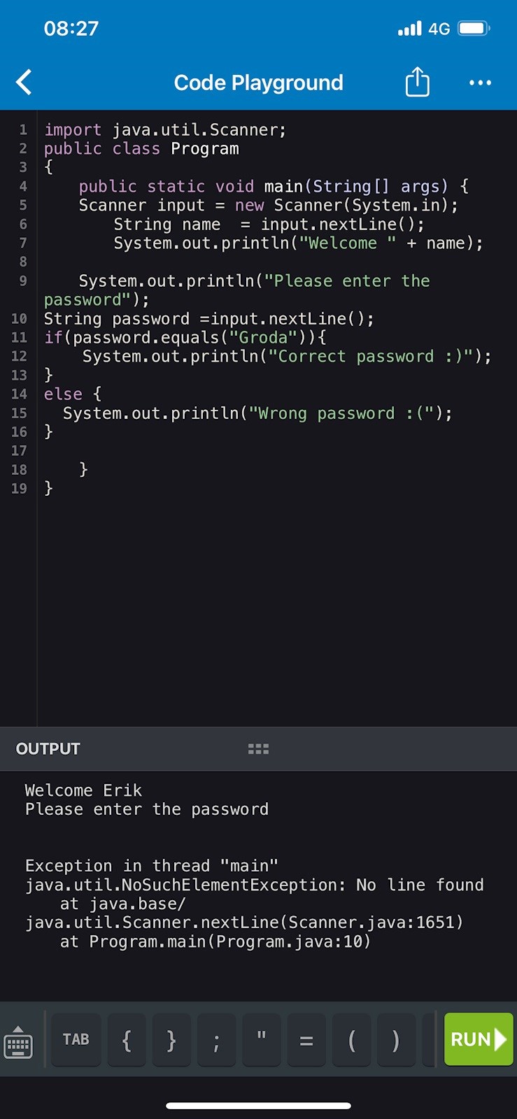 Scanner (Programmering/Java) – Pluggakuten