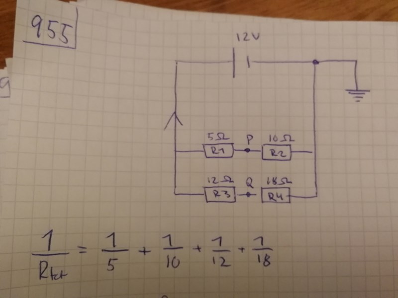 Addera bråk (parallelkopplade resistorer) (Fysik/Fysik 1) – Pluggakuten
