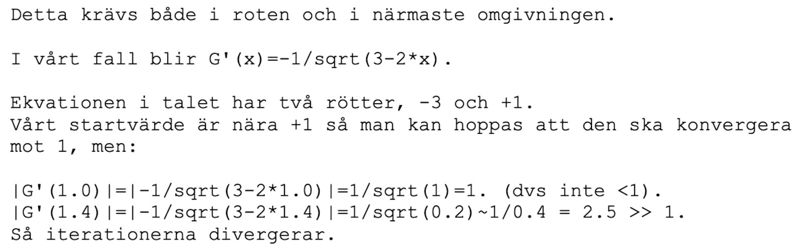 Fixpunktsiteration (Programmering/Matlab) – Pluggakuten
