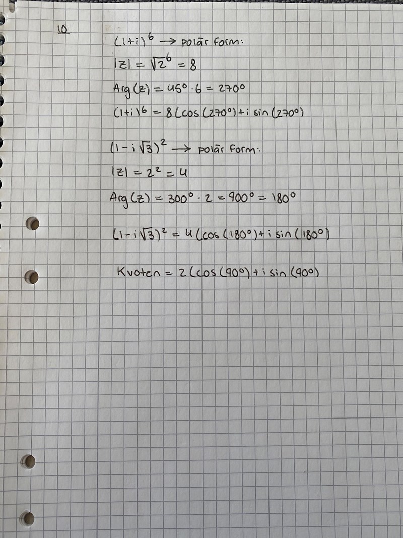 Bestäm absolutbelopp och argument (Matematik/Matte 4) – Pluggakuten