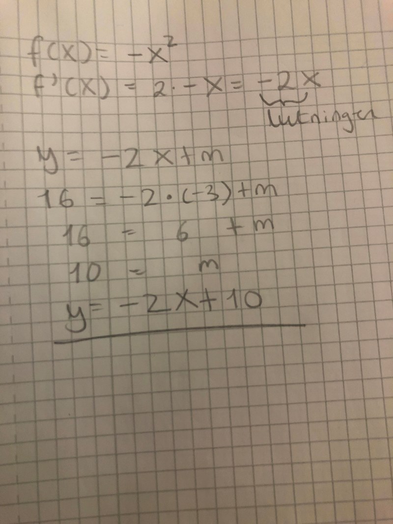 Tangenter (Matematik/Matte 3) – Pluggakuten