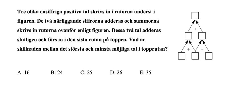 skillnaden mellan det största och minsta möjliga talet (Matematik ...