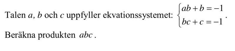 beräkna produkten abc (Matematik/Matte 1/Aritmetik) – Pluggakuten