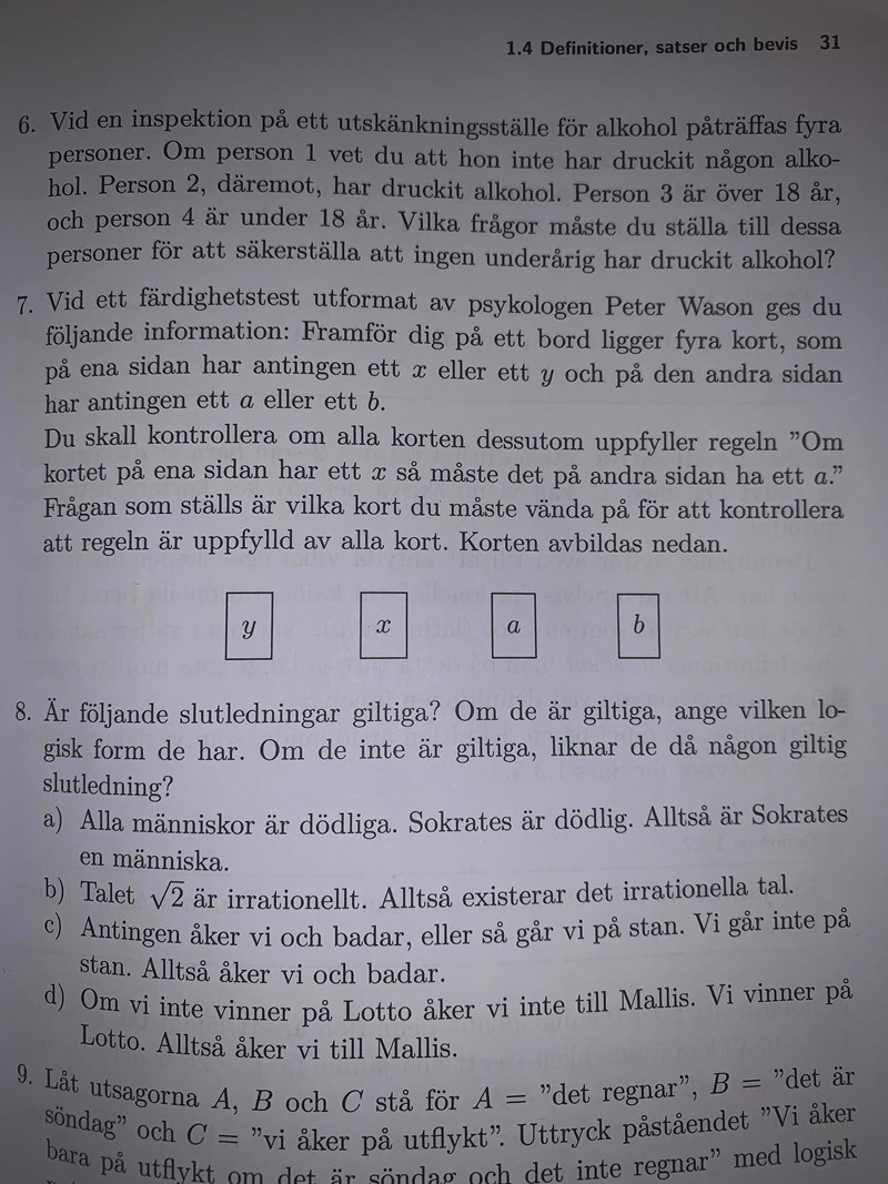 Logik (Matematik/Universitet) – Pluggakuten