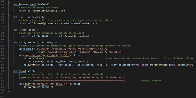 Simulering av solkraftverk - filhantering (Programmering/Python ...