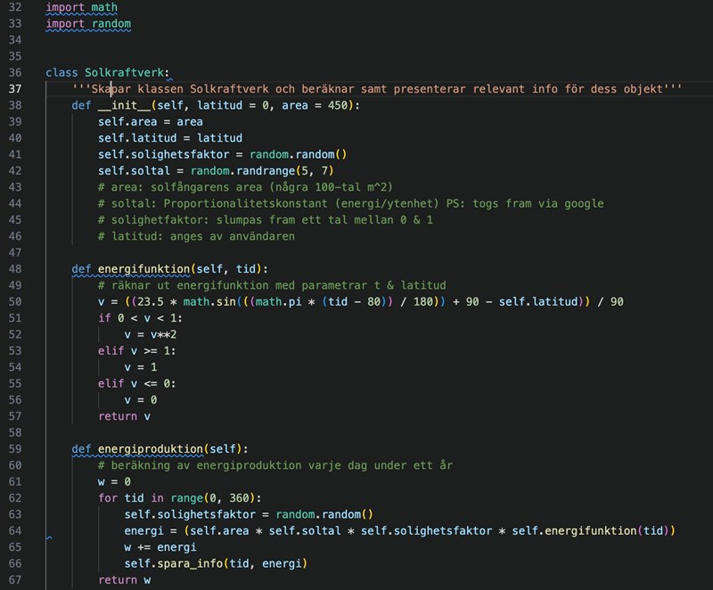 Simulering av solkraftverk - filhantering (Programmering/Python ...