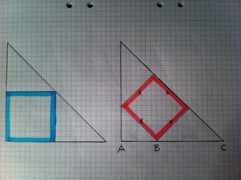 Vilken kvadrat har större area (Matematik/Matte 2/Logik och geometri ...