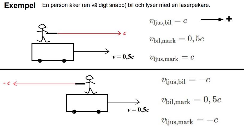 ljusrelativitet (Fysik/Fysik 1) – Pluggakuten
