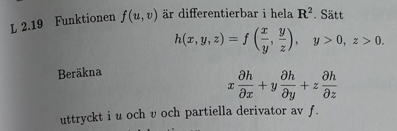 Flervariabelanalys: Kedjeregeln, vilket rum till vilket rum? (Matematik ...