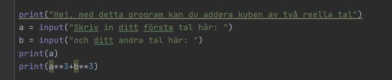 Problem med hemgjord miniräknare (Programmering/Python) – Pluggakuten