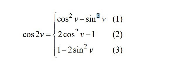 cos 2v= cos^2v+sin^2v (Matematik/Matte 4) – Pluggakuten