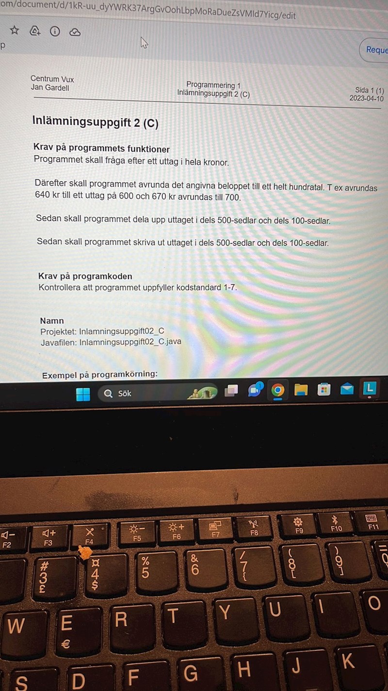 Behöver komplettera (Programmering/Java) – Pluggakuten