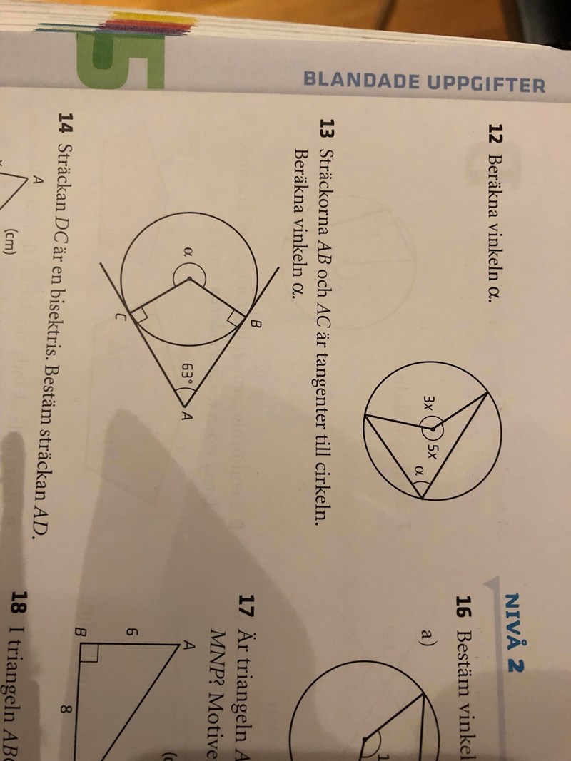 Geometri frågor (Matematik/Matte 2/Logik och geometri) – Pluggakuten