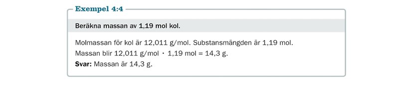 Atommassa, molmassa? (Kemi/Kemi 1) – Pluggakuten
