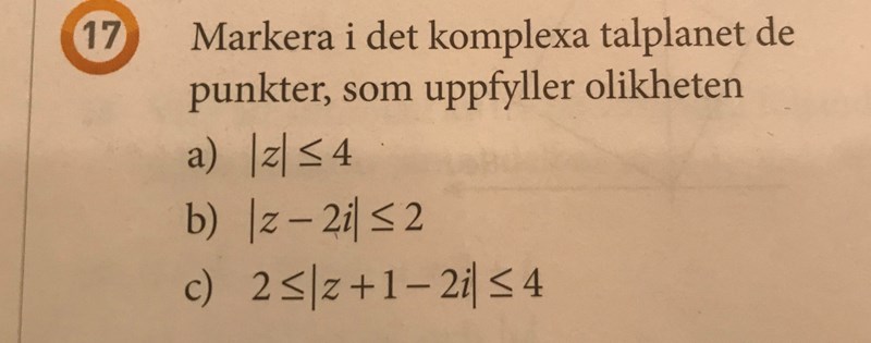 Markera punkter i det komplexa talplanet (Matematik/Matte 4/Komplexa ...