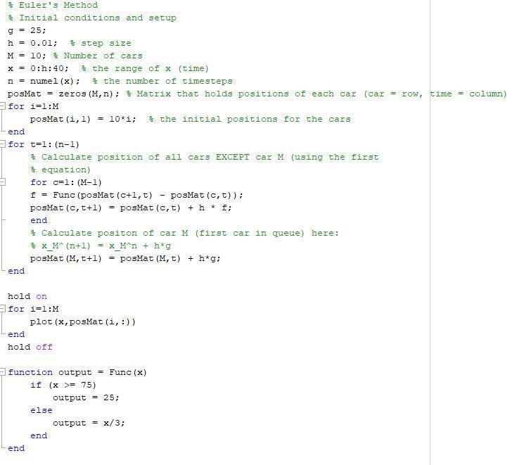 Konvertera Explicit Euler lösning till Implicit Euler (med ...
