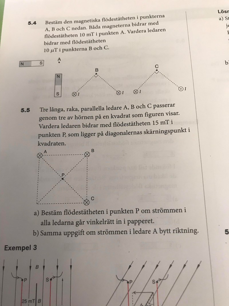 magnetfält kring två ledare (Fysik/Fysik 2) – Pluggakuten