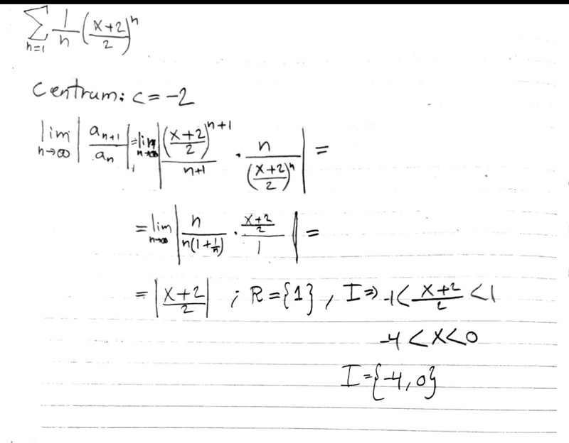 Centre, Radius, Interval or convergence Power Series (Matematik ...