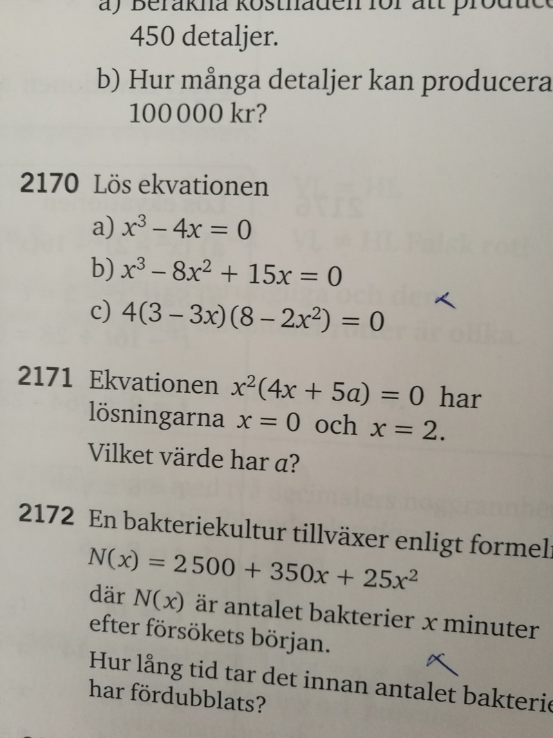 Ekvationer (Matematik/Matte 3/Algebraiska uttryck) – Pluggakuten