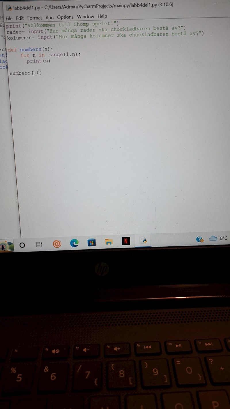 Hur får jag första raden ? (Programmering/Python) – Pluggakuten