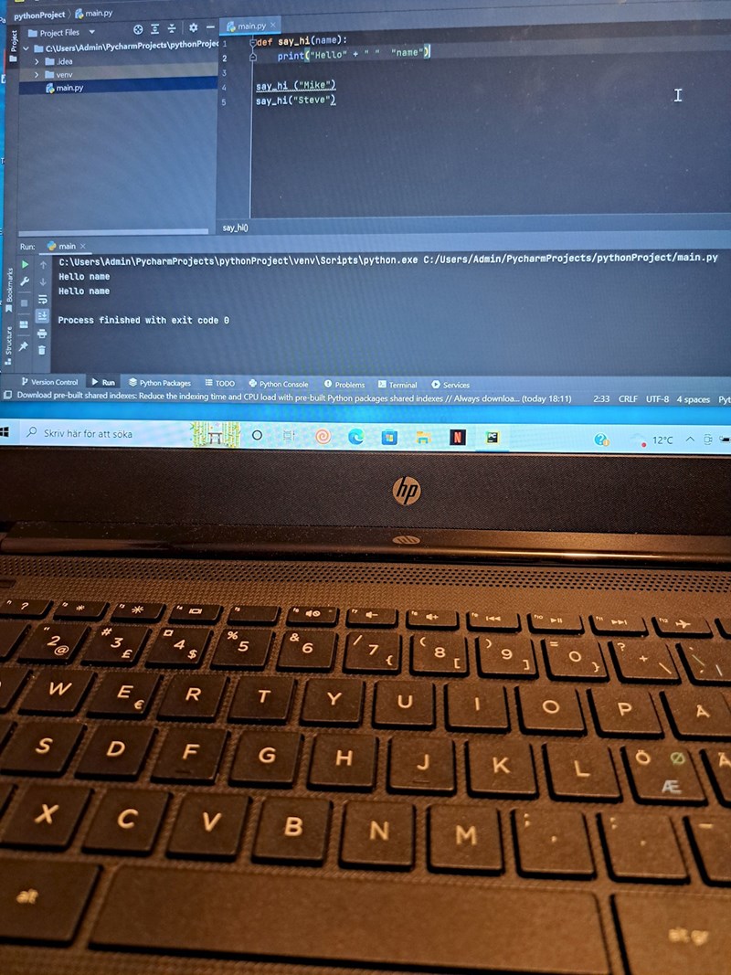 Ingen output med Mike och Steve (Programmering/Python) – Pluggakuten