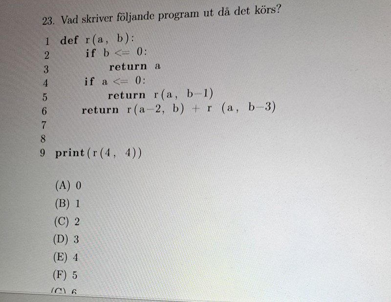 Rekursiv kod (Programmering/Python) – Pluggakuten