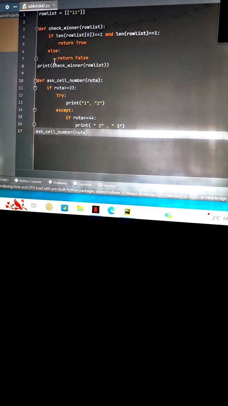 Funktionen ask_cell_number (Programmering/Python) – Pluggakuten