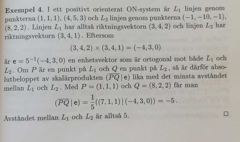 Lineär algebra - exempel (Matematik/Universitet) – Pluggakuten