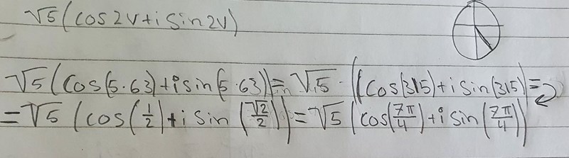 Bestäma komplexa tal och rita upp i det komplexa talplanet (Matematik ...