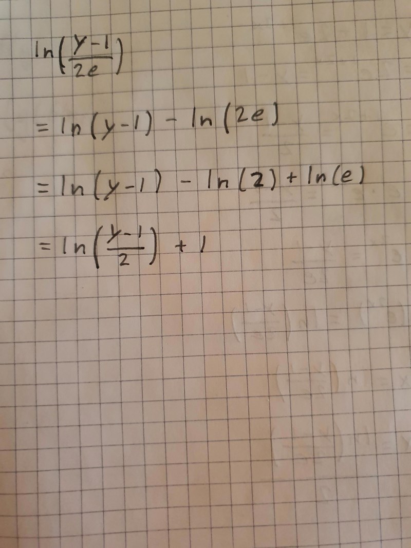 Bestämma invers funktion (Matematik/Universitet) – Pluggakuten