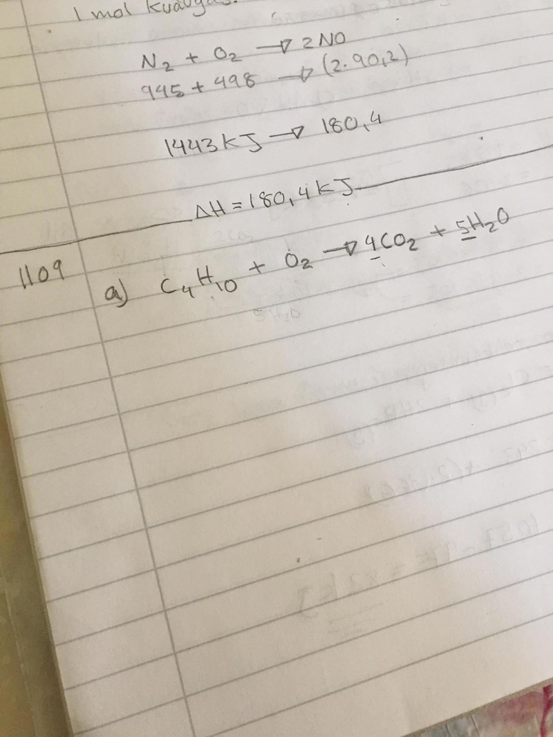 Formel för förbränning av butan (Kemi/Kemi 1) – Pluggakuten