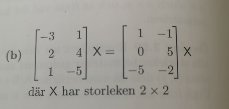 Bästäm matrisen (Matematik/Universitet) – Pluggakuten