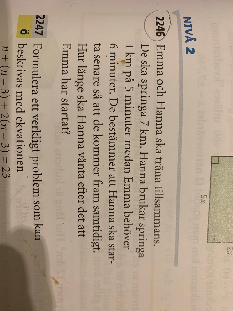 Matte 1c Origo uppgift 2246 (Matematik/Matte 1) – Pluggakuten