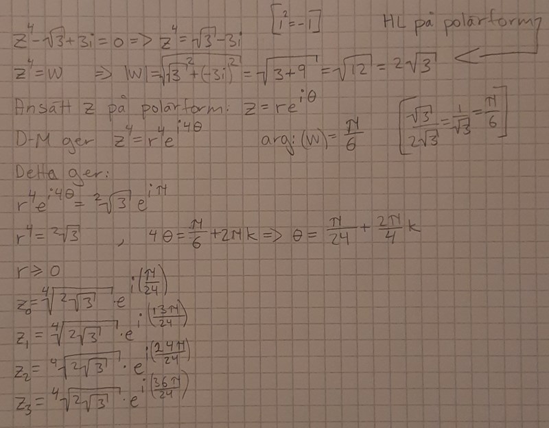Komplexa tal (Matematik/Universitet) – Pluggakuten