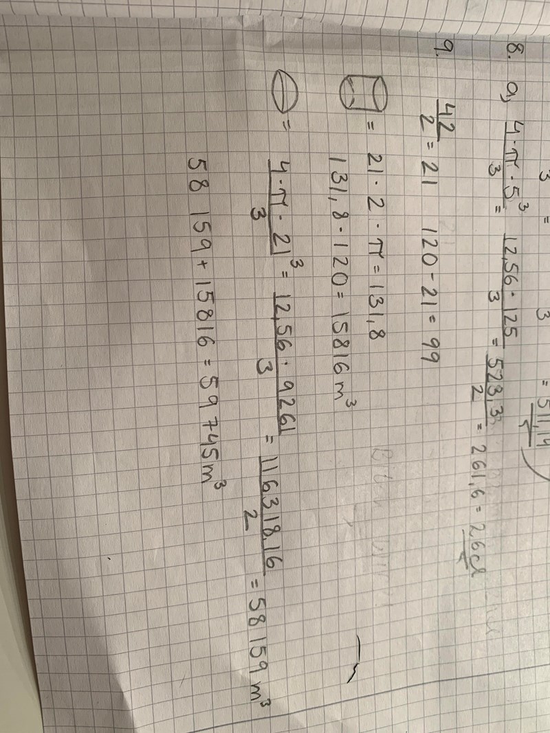 Problemlösning med klotets volym (Matematik/Årskurs 9) – Pluggakuten