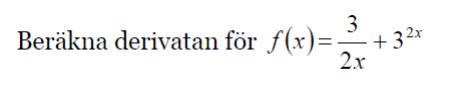Derivering av en funktion (med bild) (Matematik/Matte 3/Derivata ...