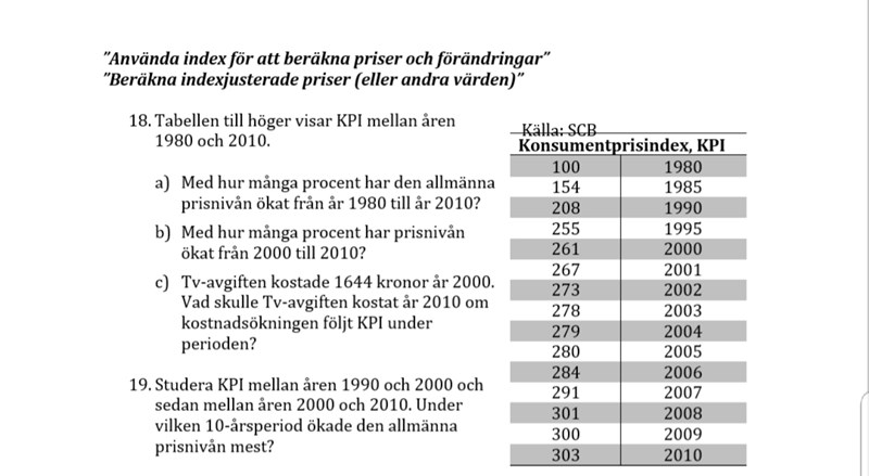 Index (Matematik/Matte 1/Procent) – Pluggakuten