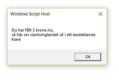 Do While loop (Singla slant) - Jscript (Programmering/Javascript) – Pluggakuten