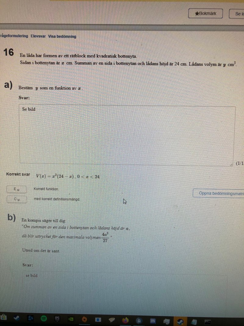 Hej, jag skulle behöva hjälp med några kluriga uppgifter. (Matematik ...