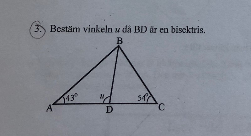 Bisektris (Matematik/Matte 2/Logik och geometri) – Pluggakuten