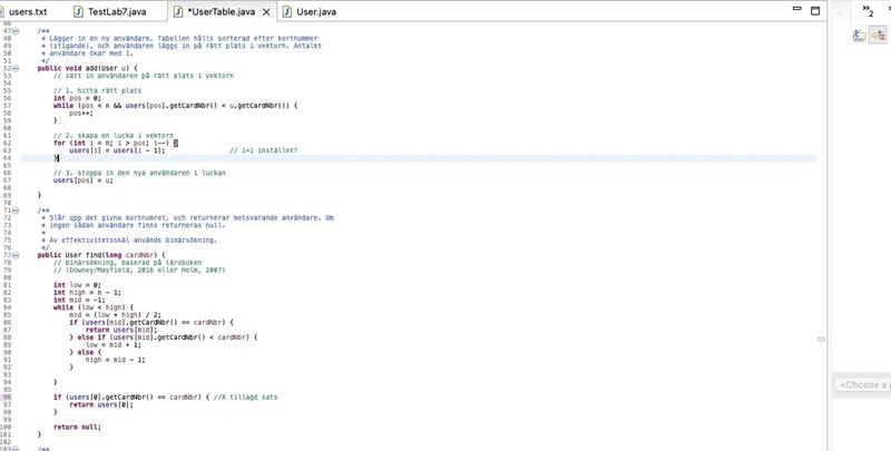 Kodfel, loop i vektor (Programmering/Java) – Pluggakuten