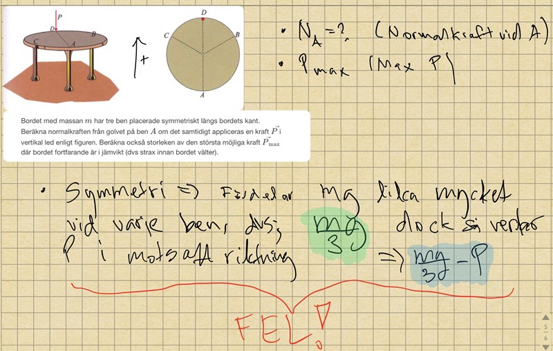 Normalkraft (Fysik/Universitet) – Pluggakuten