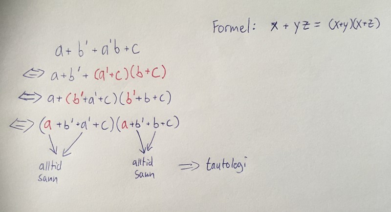 Boolesk algebra (Matematik/Universitet) – Pluggakuten