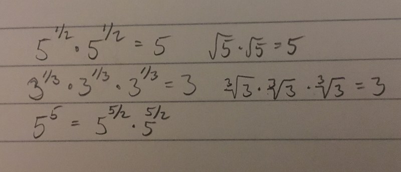 omskrivning potens till rotuutryck (Matematik/Matte 1/Algebra ...