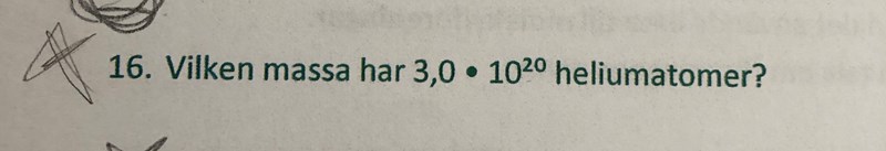 Omvandla från st till mol (Kemi/Kemi 1) – Pluggakuten