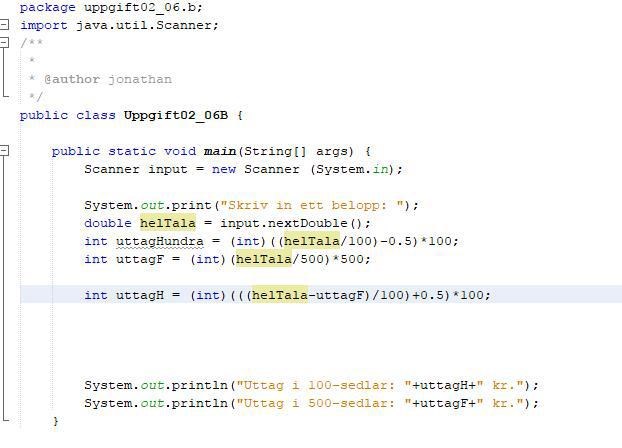 Java variabler (Programmering/Java) – Pluggakuten
